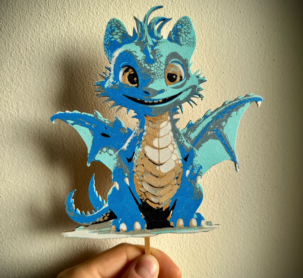 Dragon cake topper by martinkobela - MakerWorld