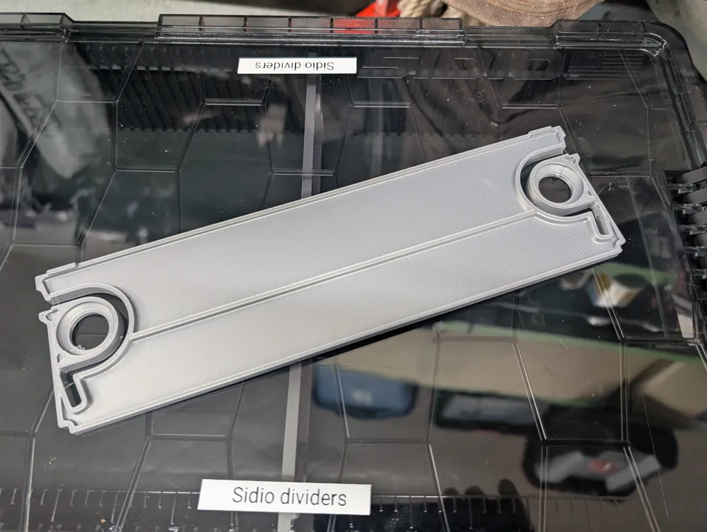 Sidio Compatible Quarter Crate Dividers - Free 3D Print Model - MakerWorld