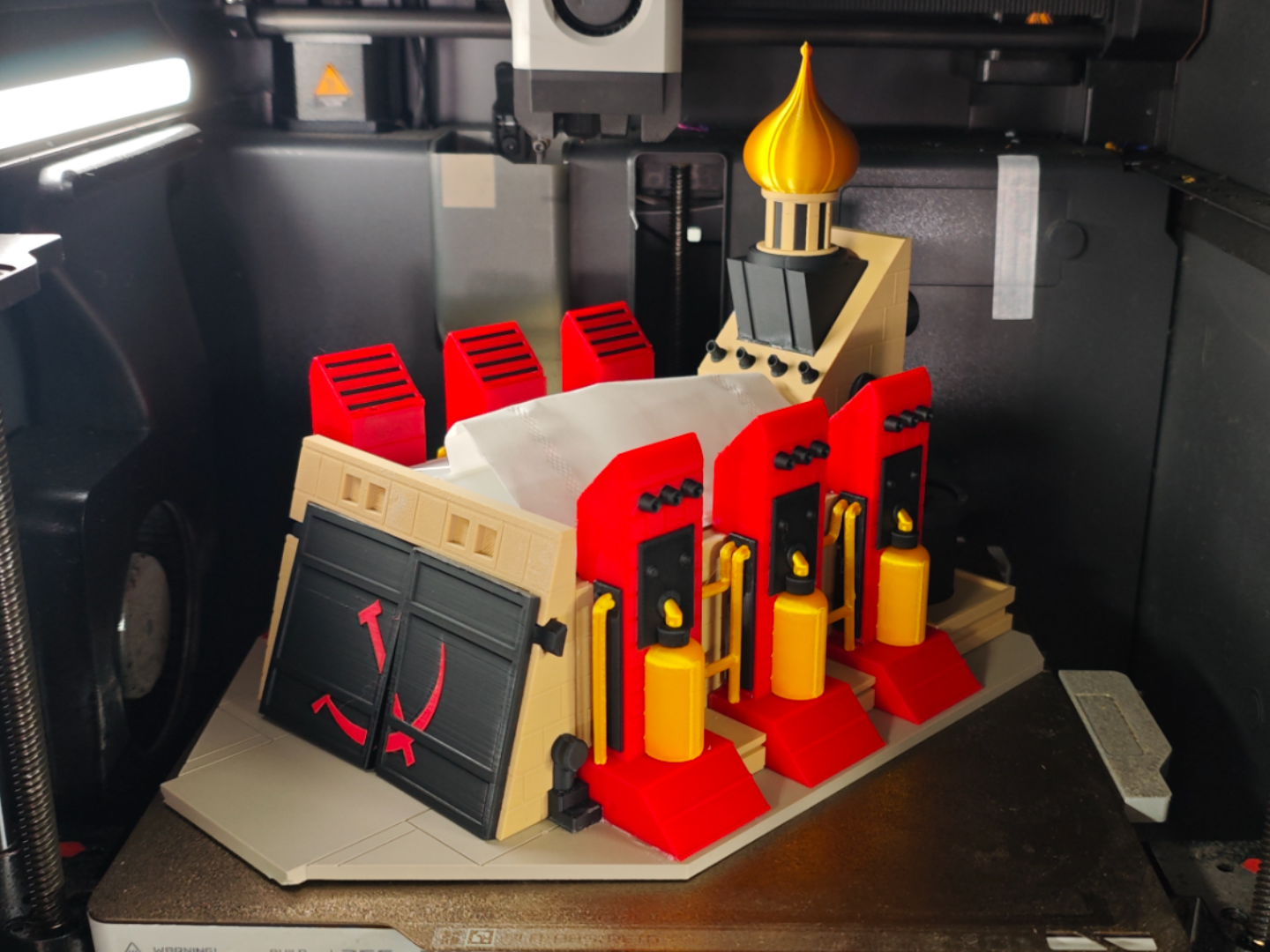 Tissue Box: Red Alert - Soviet Tank Factory by 云梦打印工作室 MakerWorld ...