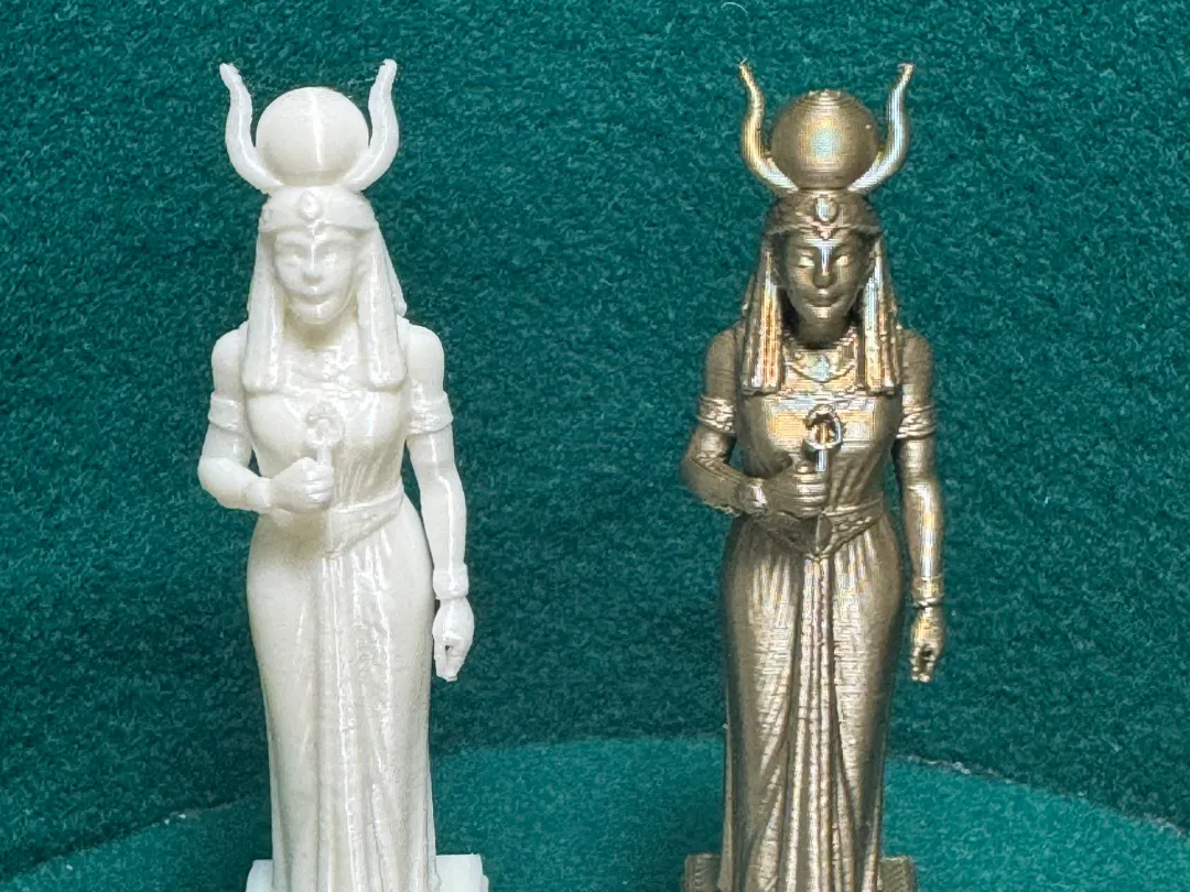 Egyptian Chess Set: Queen • Hathor • 2/12 by ClydeB3 MakerWorld ...