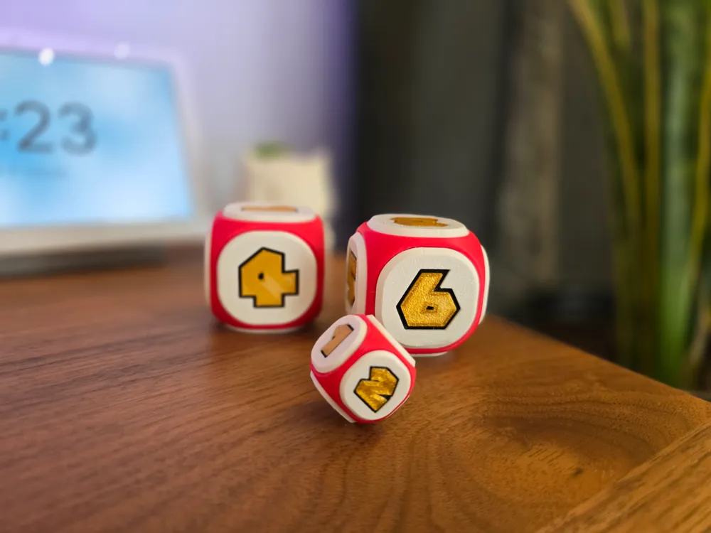 Mario Party Dice Remixed by KNDesign - MakerWorld