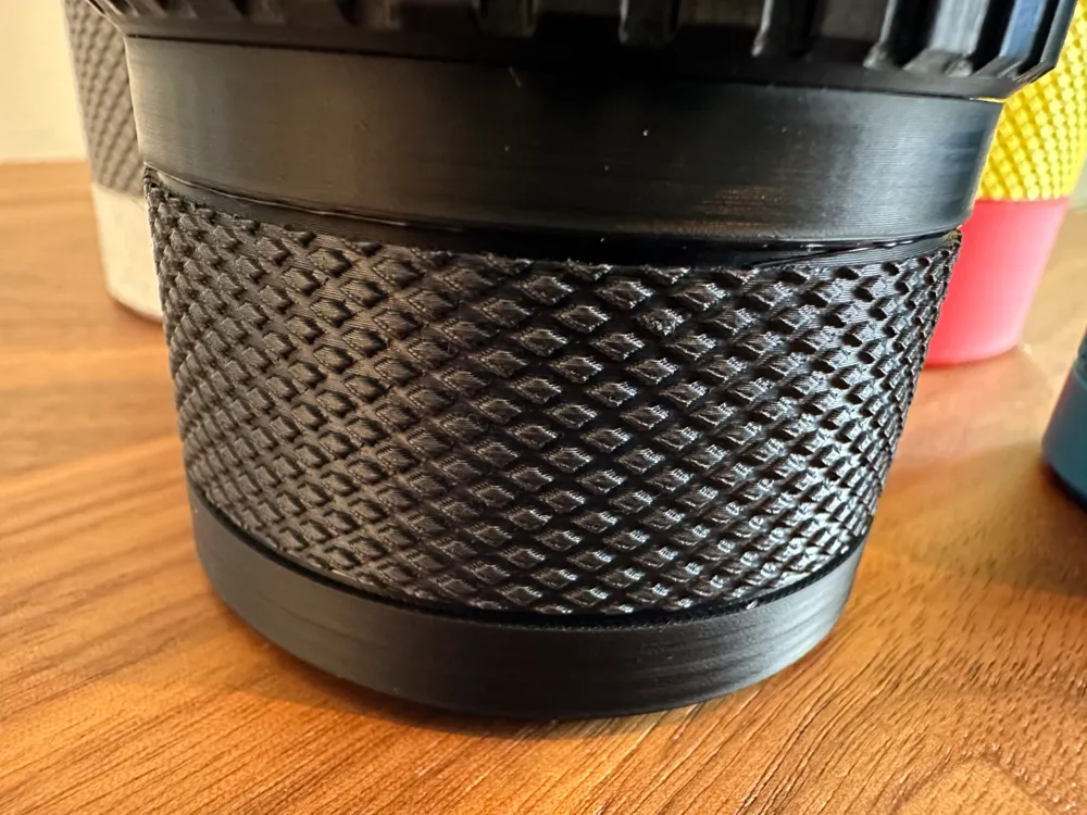 Knurled Containers With Screw Tops by The Wanderer - MakerWorld
