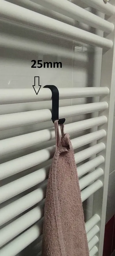 HeatHook - A sleek, radiator-mounted robe hook that warms your towels ...