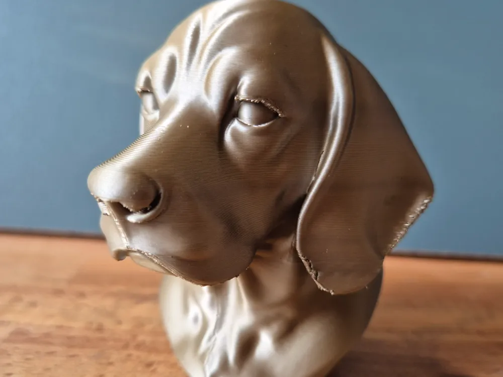 Beagle Bust – Realistic Dog Sculpture by Mr.Jay MakerWorld: Download ...