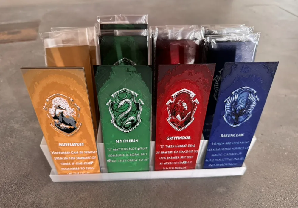 Bookmark Stand with display by Wickieprints MakerWorld: Download Free ...