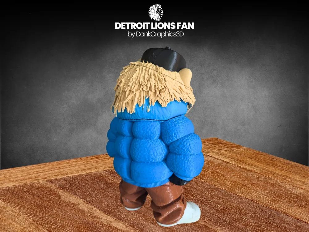 Leo Roar Jackson Detroit Lion Fan - Multi-Part/AMS by DankGraphics3D MakerWorld: Download Free ...