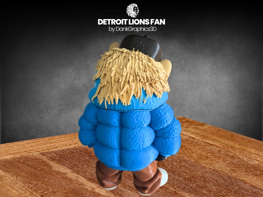 Leo Roar Jackson Detroit Lion Fan - Multi-Part/AMS by DankGraphics3D MakerWorld: Download Free ...