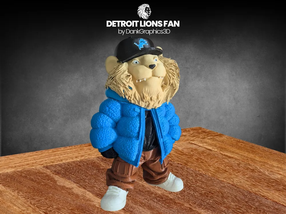 Leo Roar Jackson Detroit Lion Fan - Multi-Part/AMS by DankGraphics3D ...