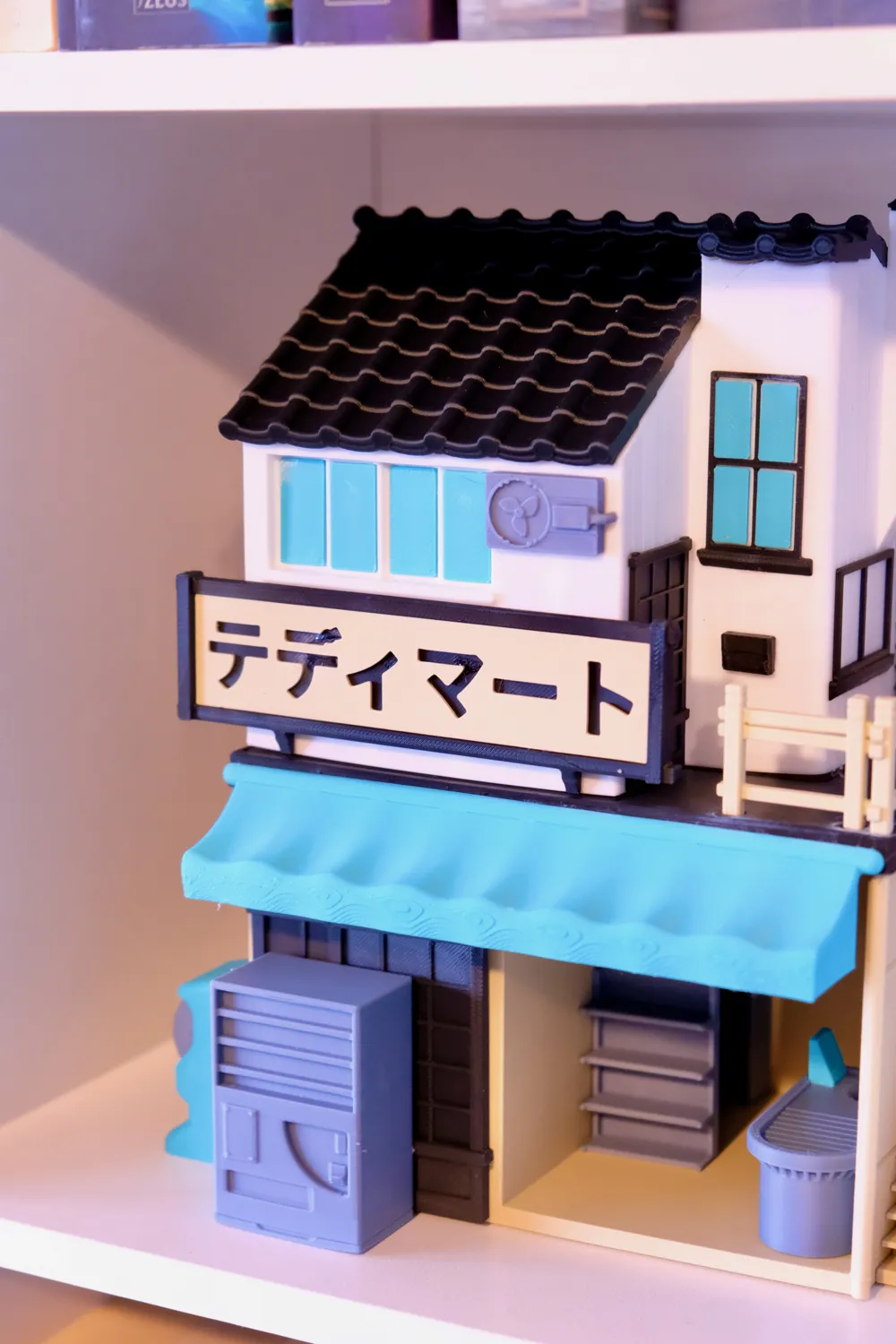 Mini Japanese Store Book Nook. Teddy Mart a1 mini - Free 3D Print Model ...