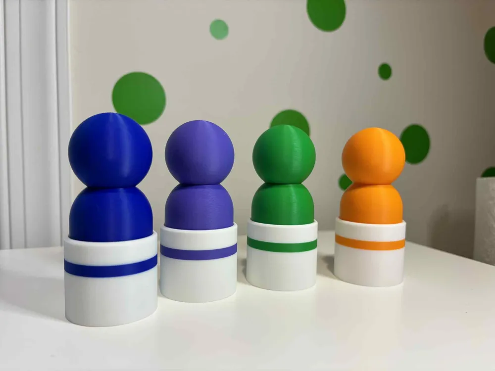 Grandes figuras de madera Montessori con clavijas por Tinker Link ...