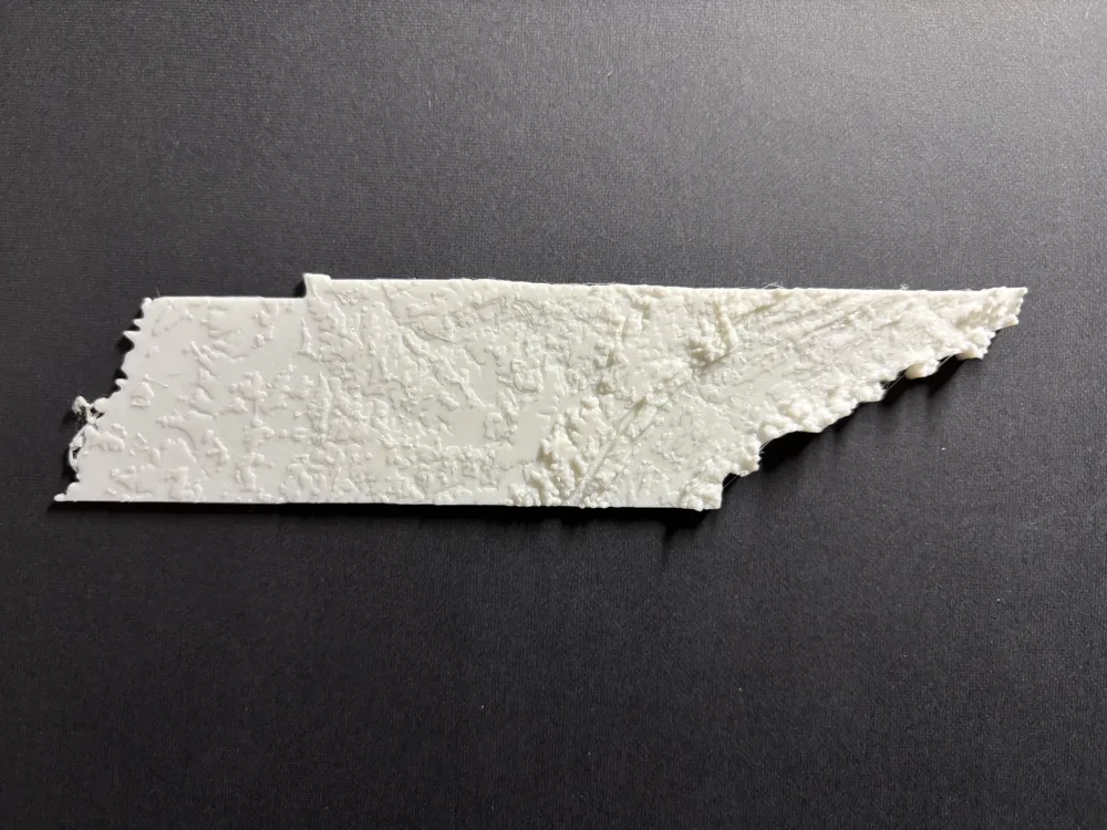 State of Tennessee terrain by MetroScape MakerWorld: Download Free 3D ...