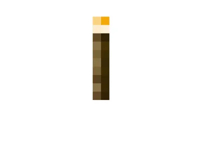 Minecraft Torch by DzukyBirdMakerWorld: Download Free 3D Models