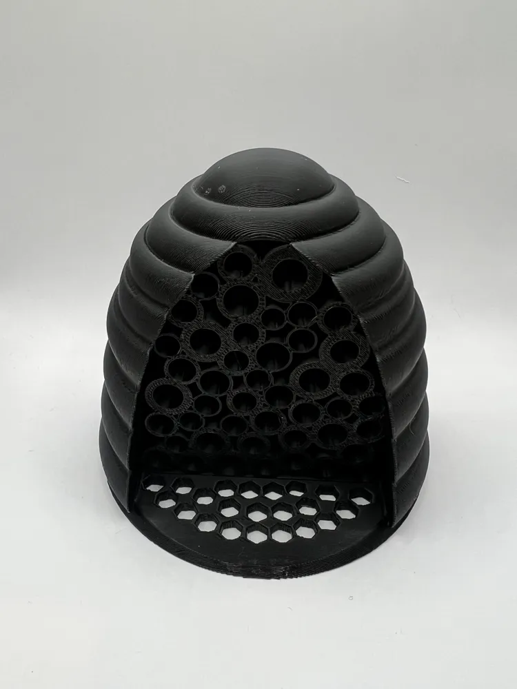 Bee Hive – 3D-Printed Shelter for Solitary Bees - Free 3D Print Model ...
