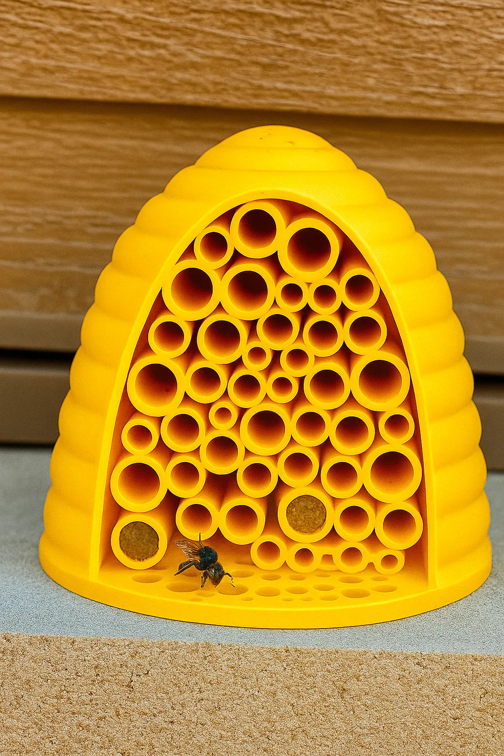 Bee Hive – 3D-Printed Shelter for Solitary Bees - Free 3D Print Model ...