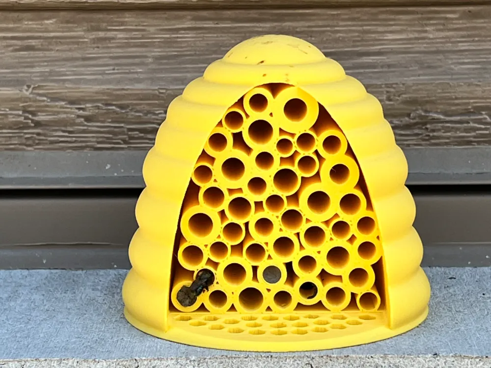 Bee Hive – 3D-Printed Shelter for Solitary Bees - Free 3D Print Model ...