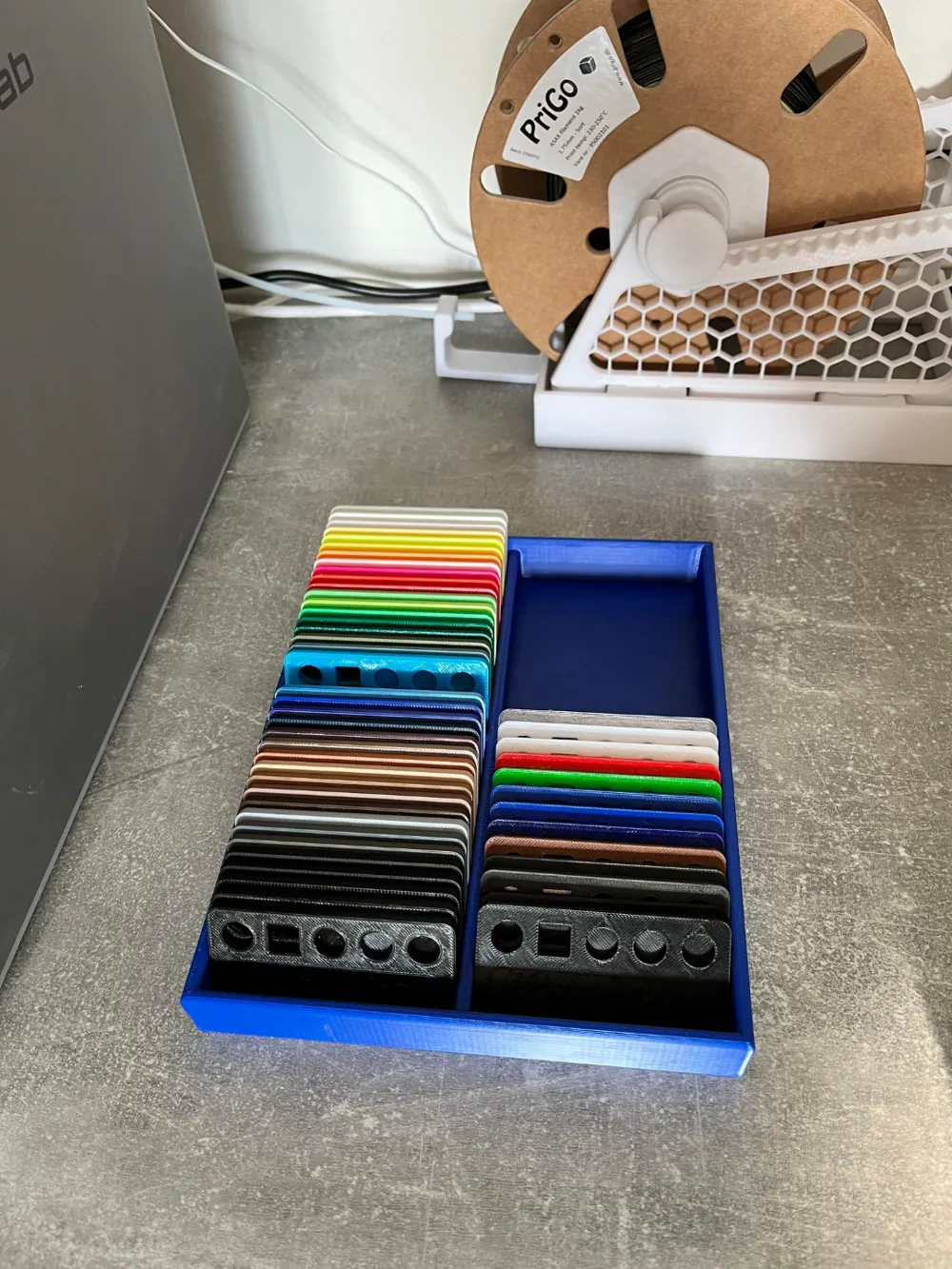 Filament sample color holder by tdibrian23 - MakerWorld