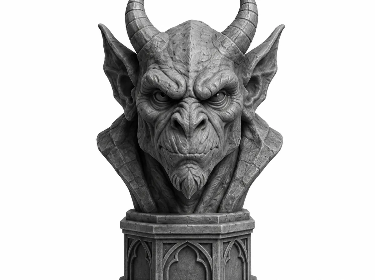 Demon bust - Free 3D Print Model - MakerWorld
