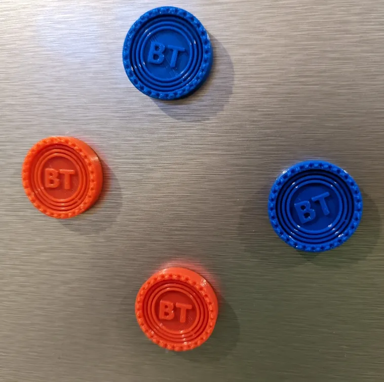 Connect Four Style Fridge Magnet by Captain Kibble - MakerWorld