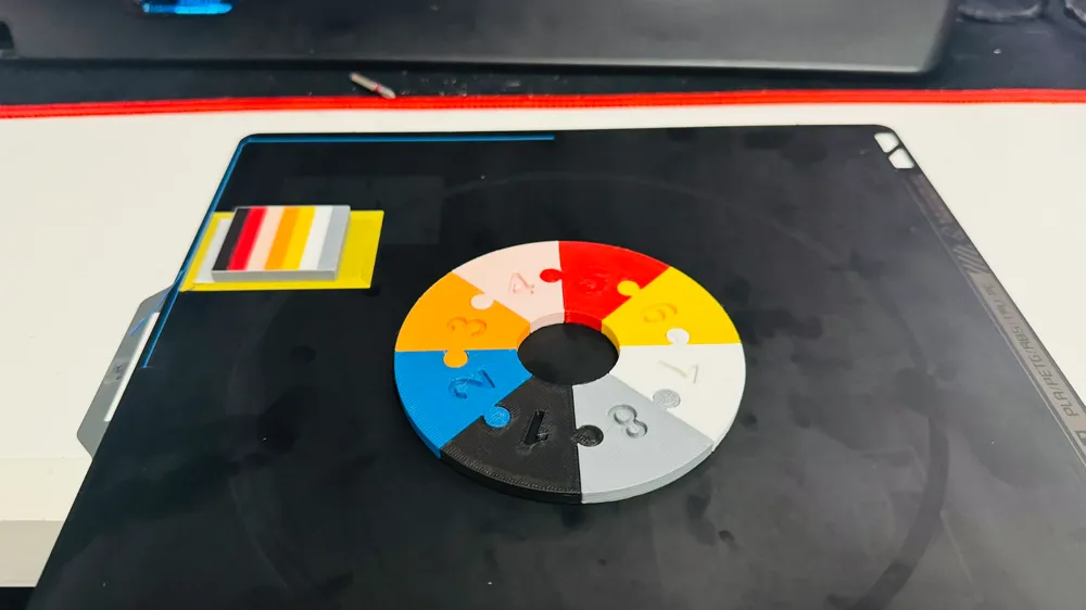 AMS TEST COLOR PUZZLE CIRCLE by JB603 - MakerWorld