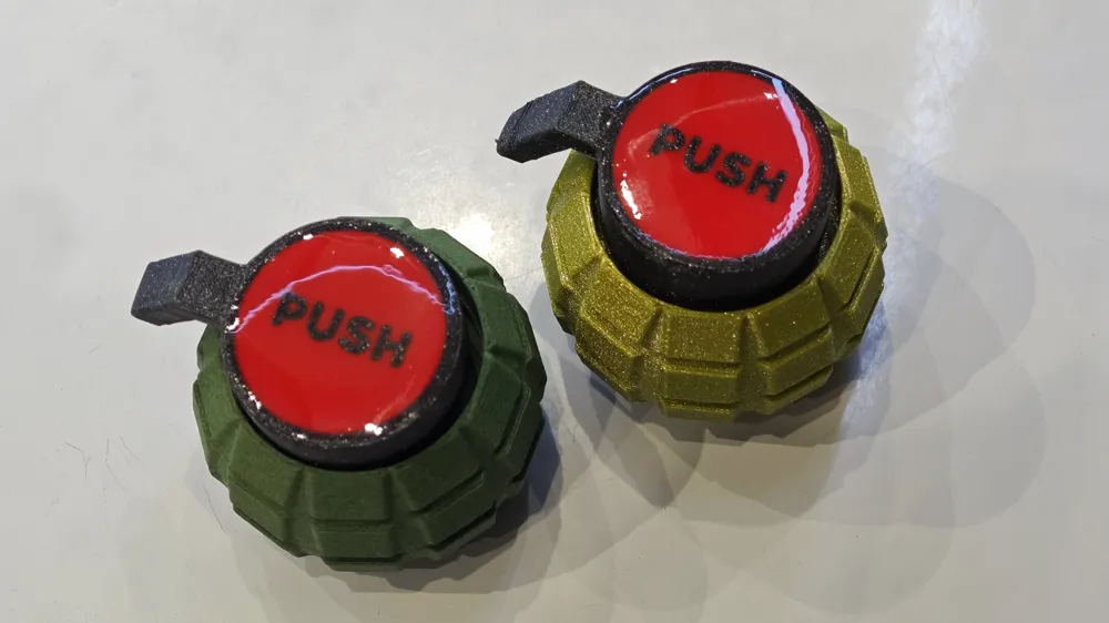 Clicker Fidget Grenade The Ultimate Desk Fidget! - Free 3D Print Model ...