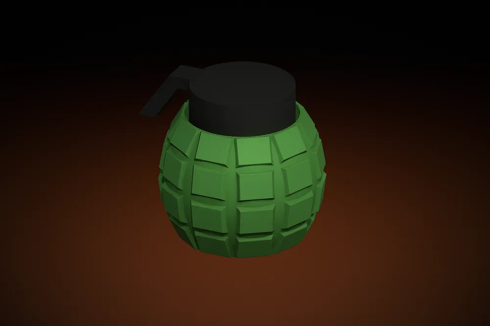 Clicker Fidget Grenade The Ultimate Desk Fidget! - Free 3D Print Model ...