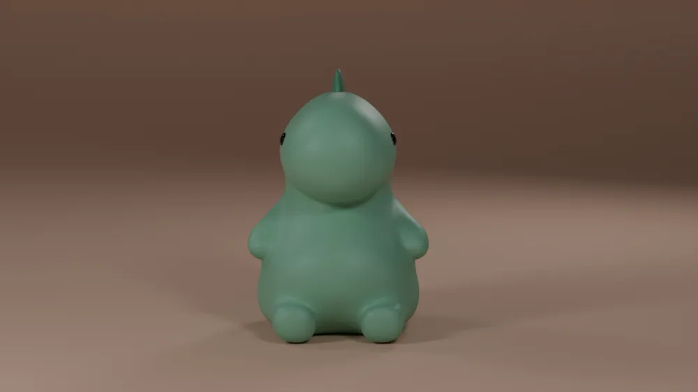 Cute Dino by Vigxs MakerWorld: Download Free 3D Models