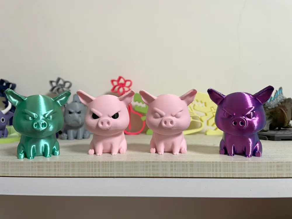 Angry Little Pig - Free 3D Print Model - MakerWorld