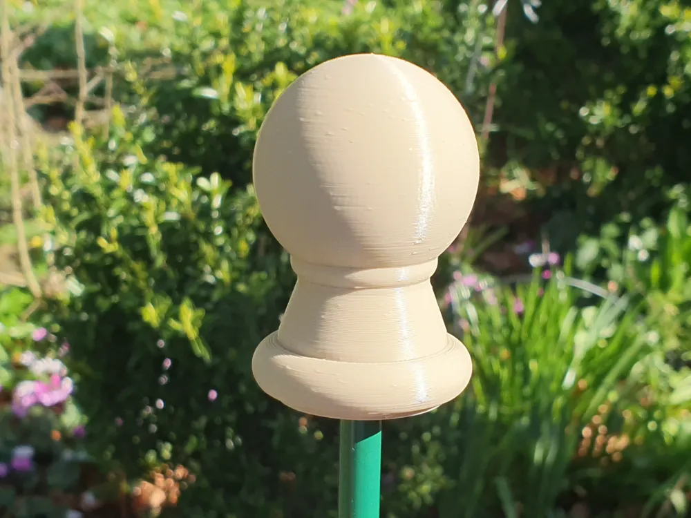 Plant cane stake cap by ebob - MakerWorld