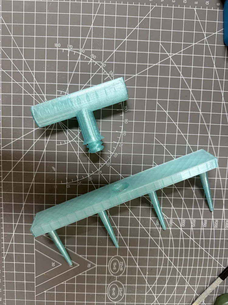 Garden Seeding Dibber (Multi-spacing) - Free 3D Print Model - MakerWorld
