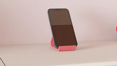 Minimalist modern Phone Stand. Layered Design by Abstractia Design ...