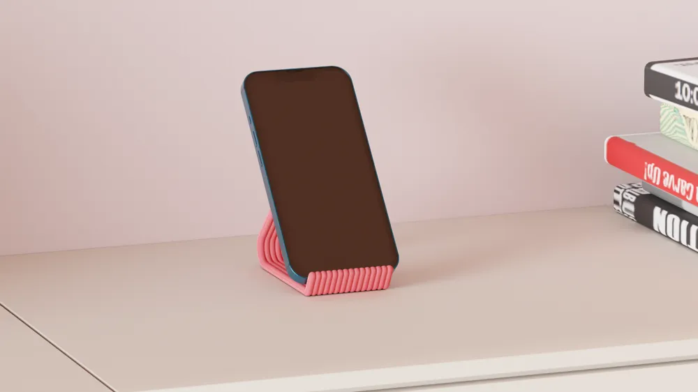 Minimalist modern Phone Stand. Layered Design by Abstractia Design ...