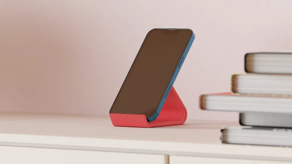 Minimalist modern Phone Stand. Layered Design by Abstractia Design ...
