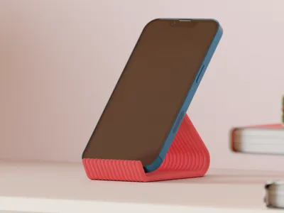 Minimalist modern Phone Stand. Layered Design by Abstractia Design ...