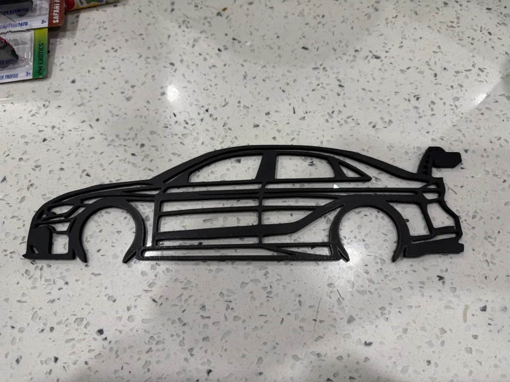 Audi RS3 LMS silhouette by Knightx - MakerWorld