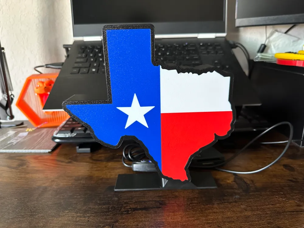 Texas Lightbox by Geek Genius Collective - MakerWorld