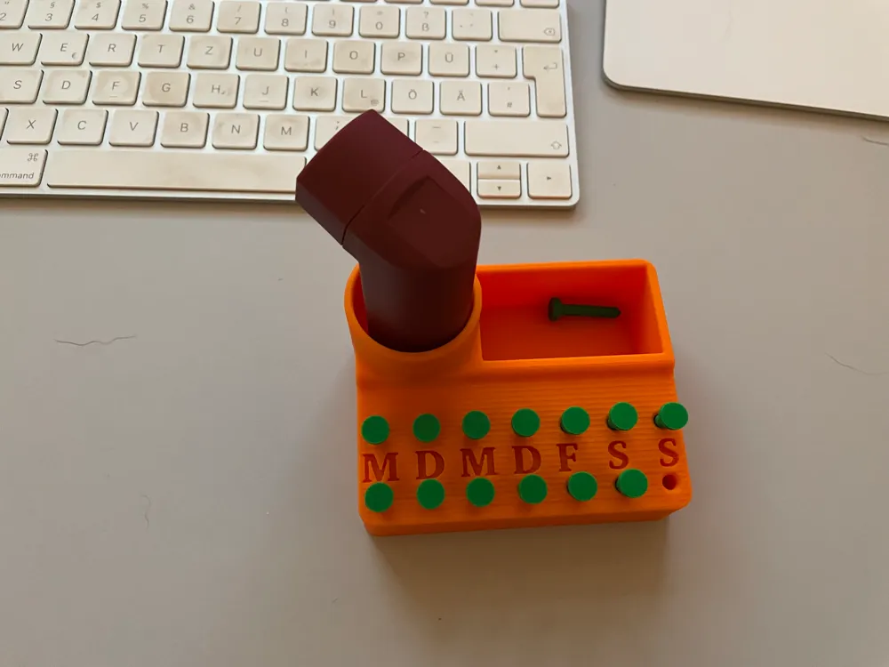 Aerosol Dispenser - Asthma Spray holder by Calminata - MakerWorld