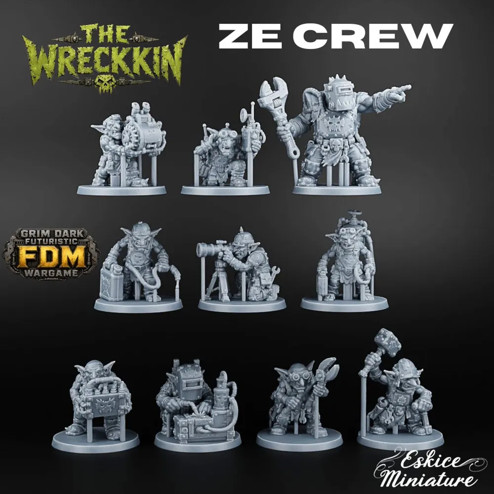 BIG GUNZ BATTERY - 32mm Grim Dark Wargame - Free 3D Print Model ...
