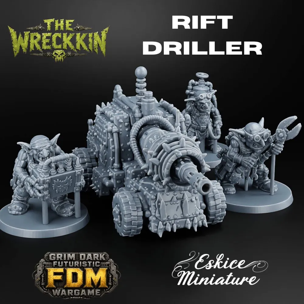 BIG GUNZ BATTERY - 32mm Grim Dark Wargame - Free 3D Print Model ...