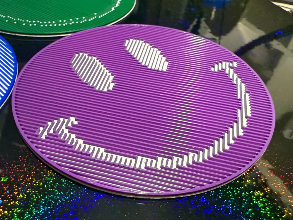 Holographic Effect Smiley Face by Hologram Guru MakerWorld: Download ...