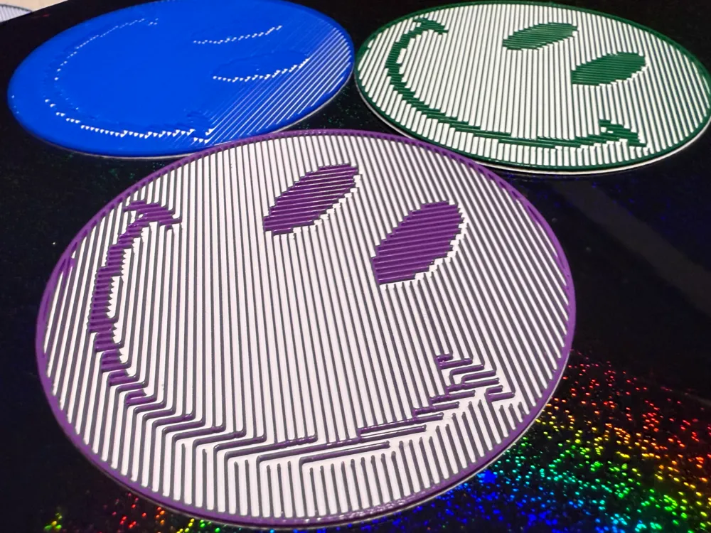 Holographic Effect Smiley Face by Hologram Guru MakerWorld: Download ...