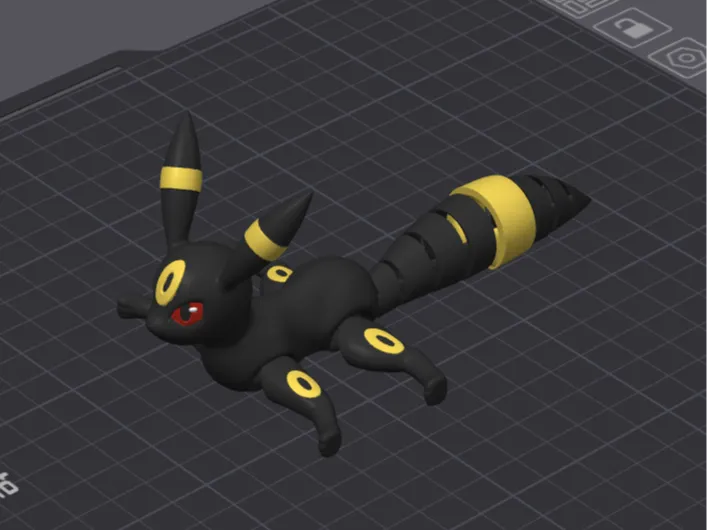 0197 Umbreon - flexible - articulated - Pokemon by oneforallstl ...