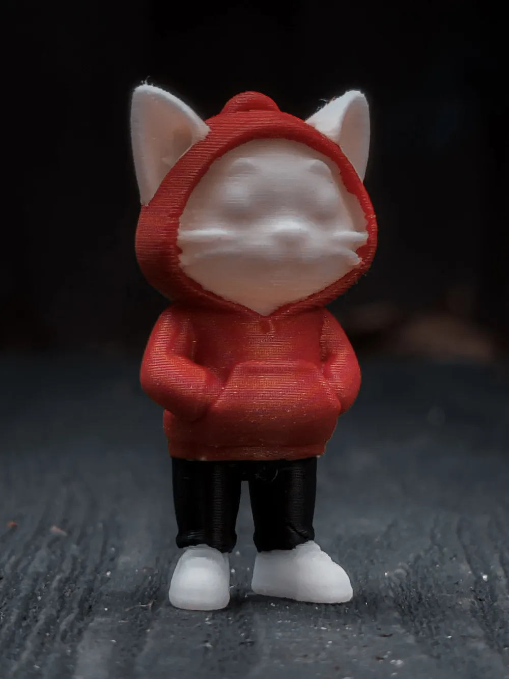Chill Cat Guy Keychain by ZMBU D3sign MakerWorld: Download Free 3D Models