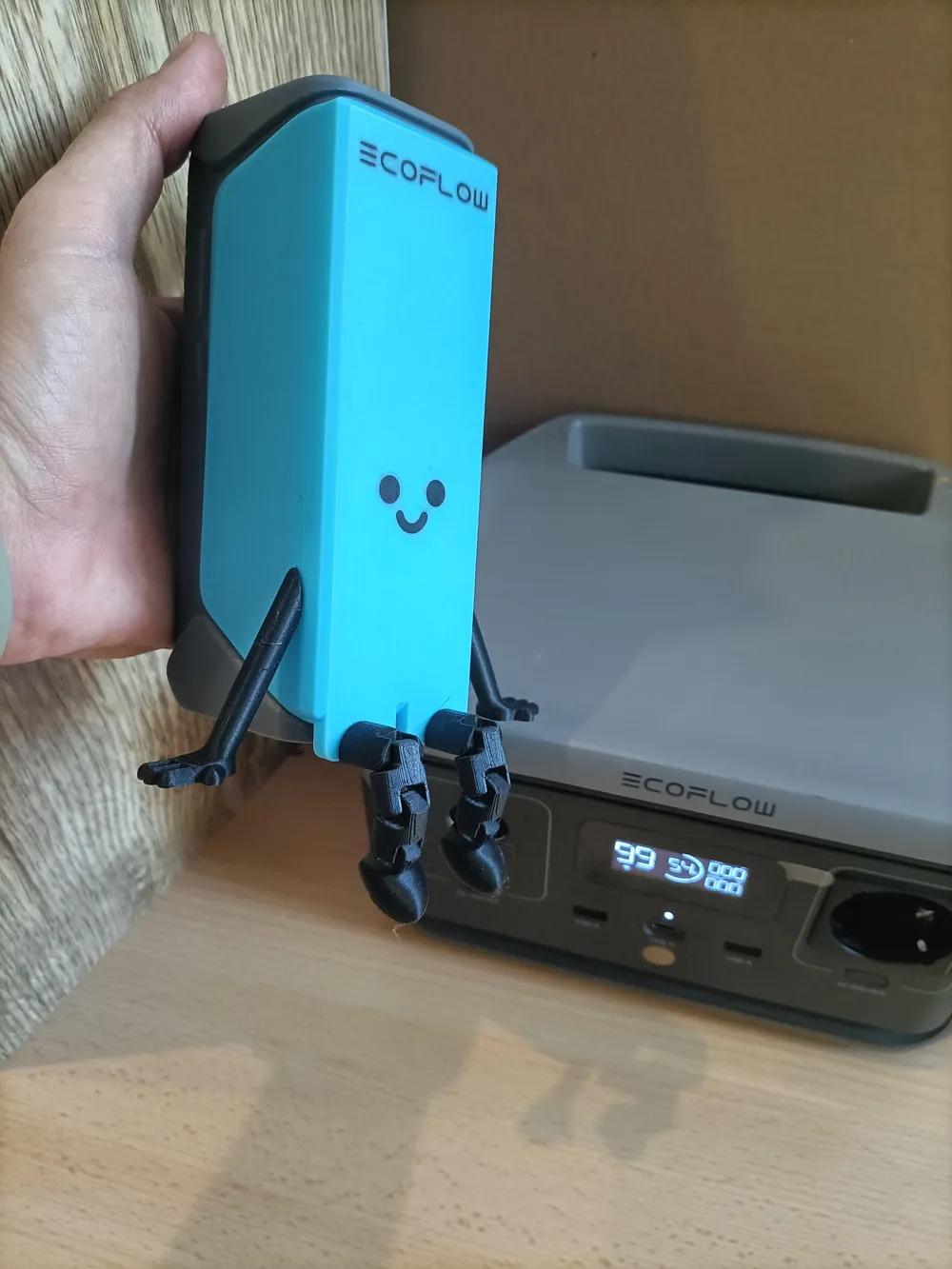 PowerBuddy ECOFLOW Rapid Pro X back panel - Free 3D Print Model ...