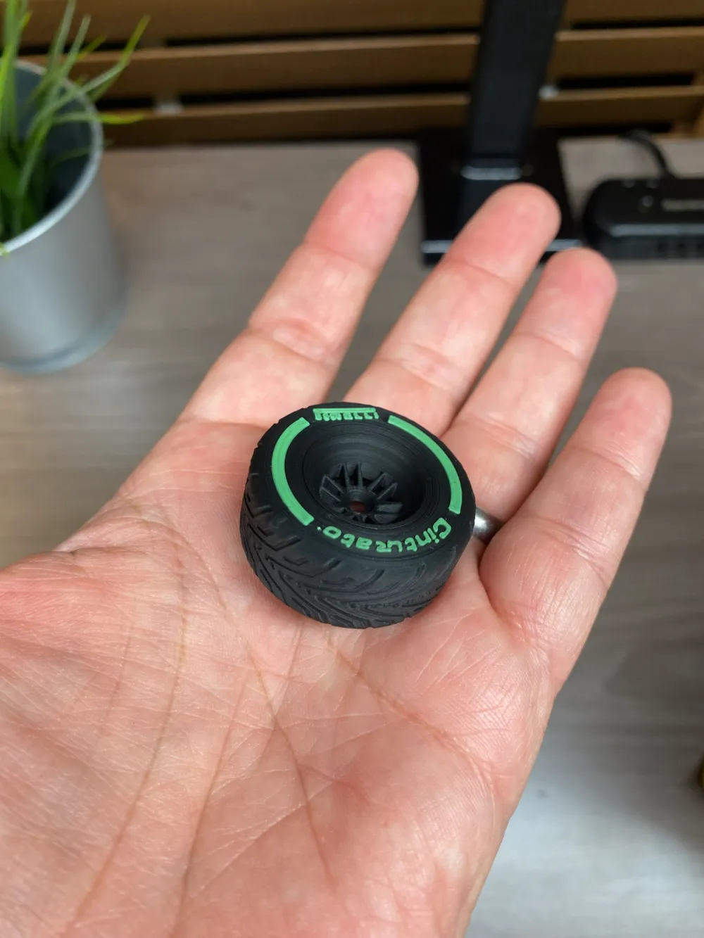 F1 Intermediate Tire Magnet 13" by F1dude - MakerWorld