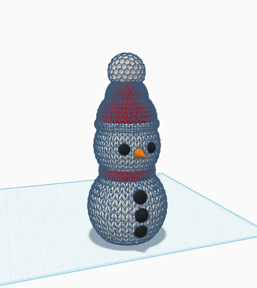 Buildable Knitted Snowman by Chess&Jesus MakerWorld: Download Free 3D ...