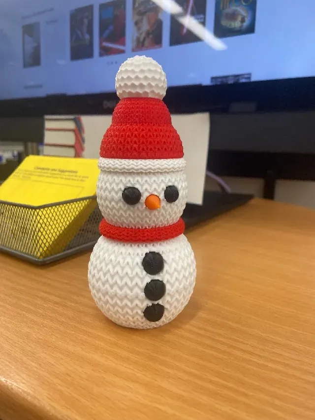 Buildable Knitted Snowman by Chess&Jesus MakerWorld: Download Free 3D ...