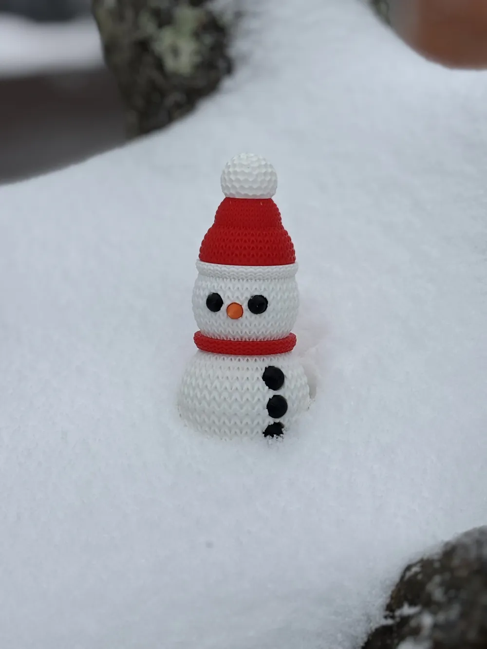 Buildable Knitted Snowman by Chess&Jesus MakerWorld: Download Free 3D ...