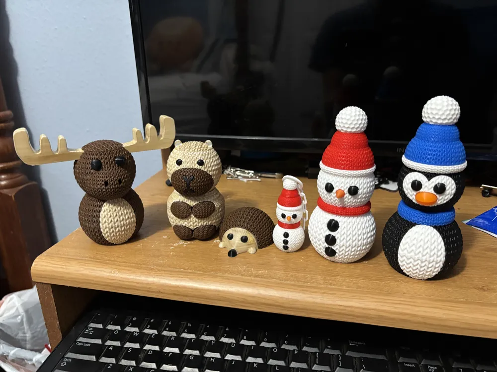 Buildable Knitted Snowman by Chess&Jesus MakerWorld: Download Free 3D ...