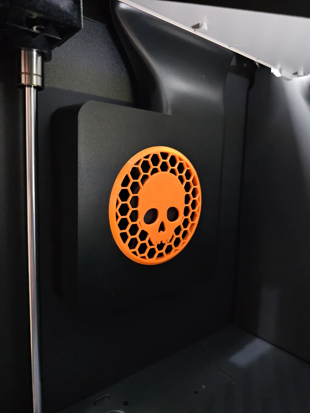 Skull aux fan cover for X1C - P1S by Jack's Lab - MakerWorld