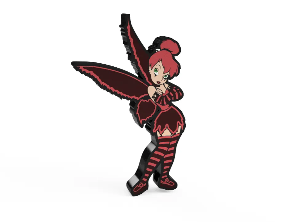 Tinkerbell Halloween Lightbox by Sitsero - MakerWorld